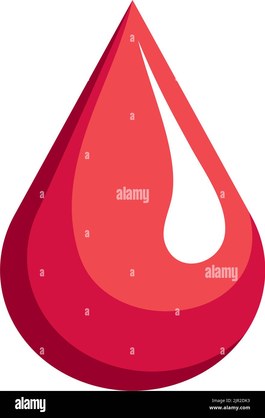 red blood drop Stock Vector Image & Art - Alamy