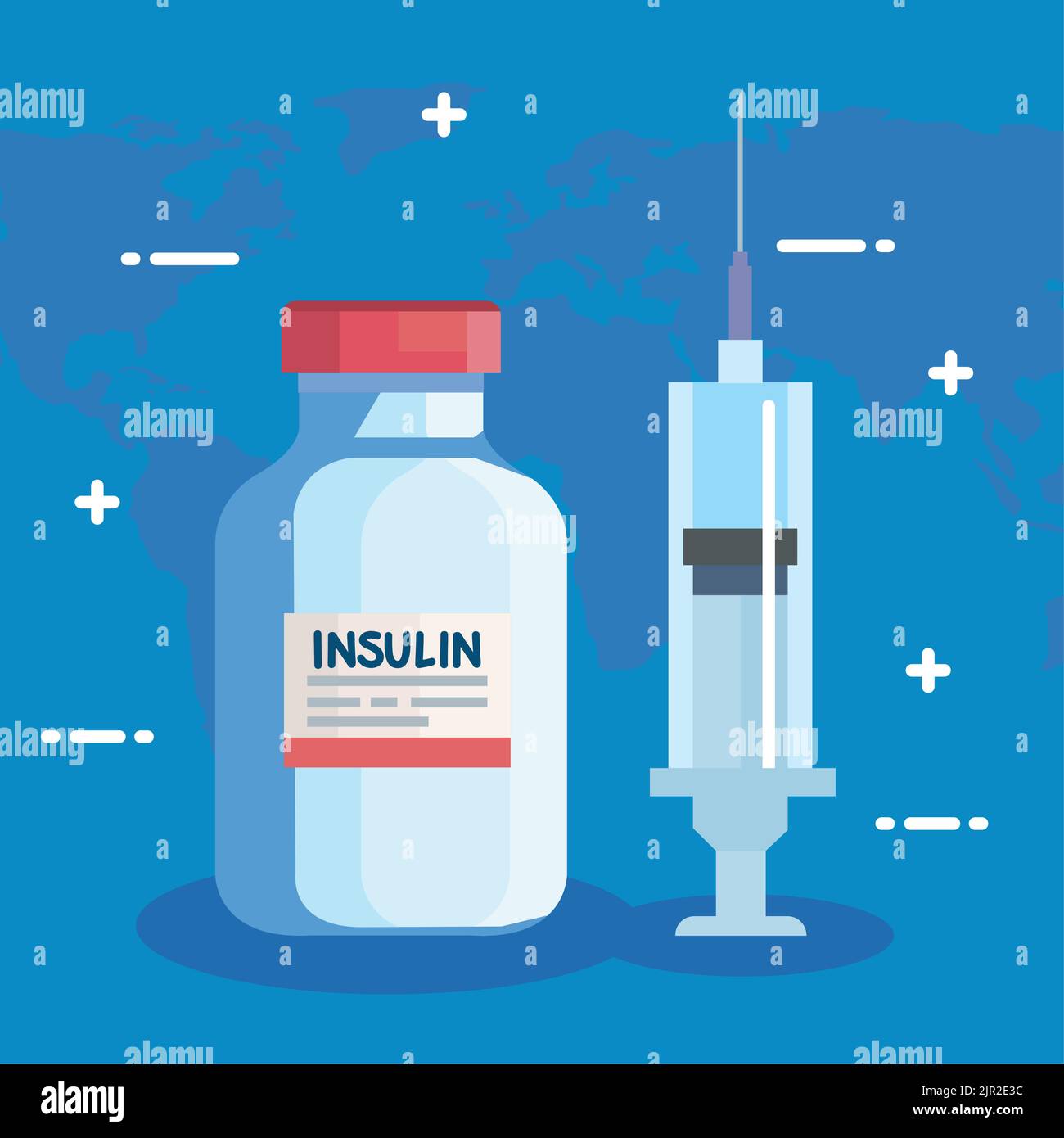 insulin vial medical Stock Vector Image & Art - Alamy