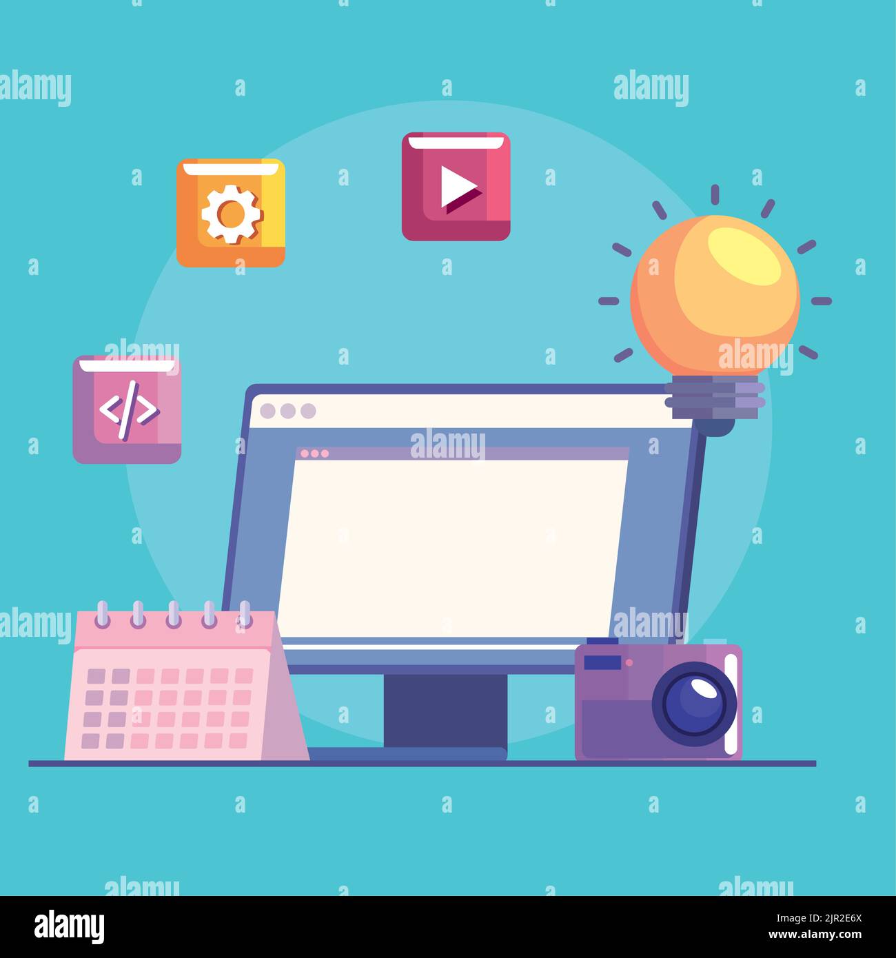 design and development tech Stock Vector Image & Art - Alamy