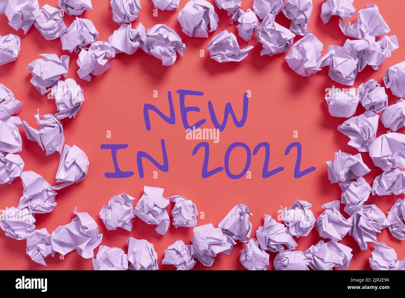 Conceptual display New In 2022. Business approach list of fresh things ...