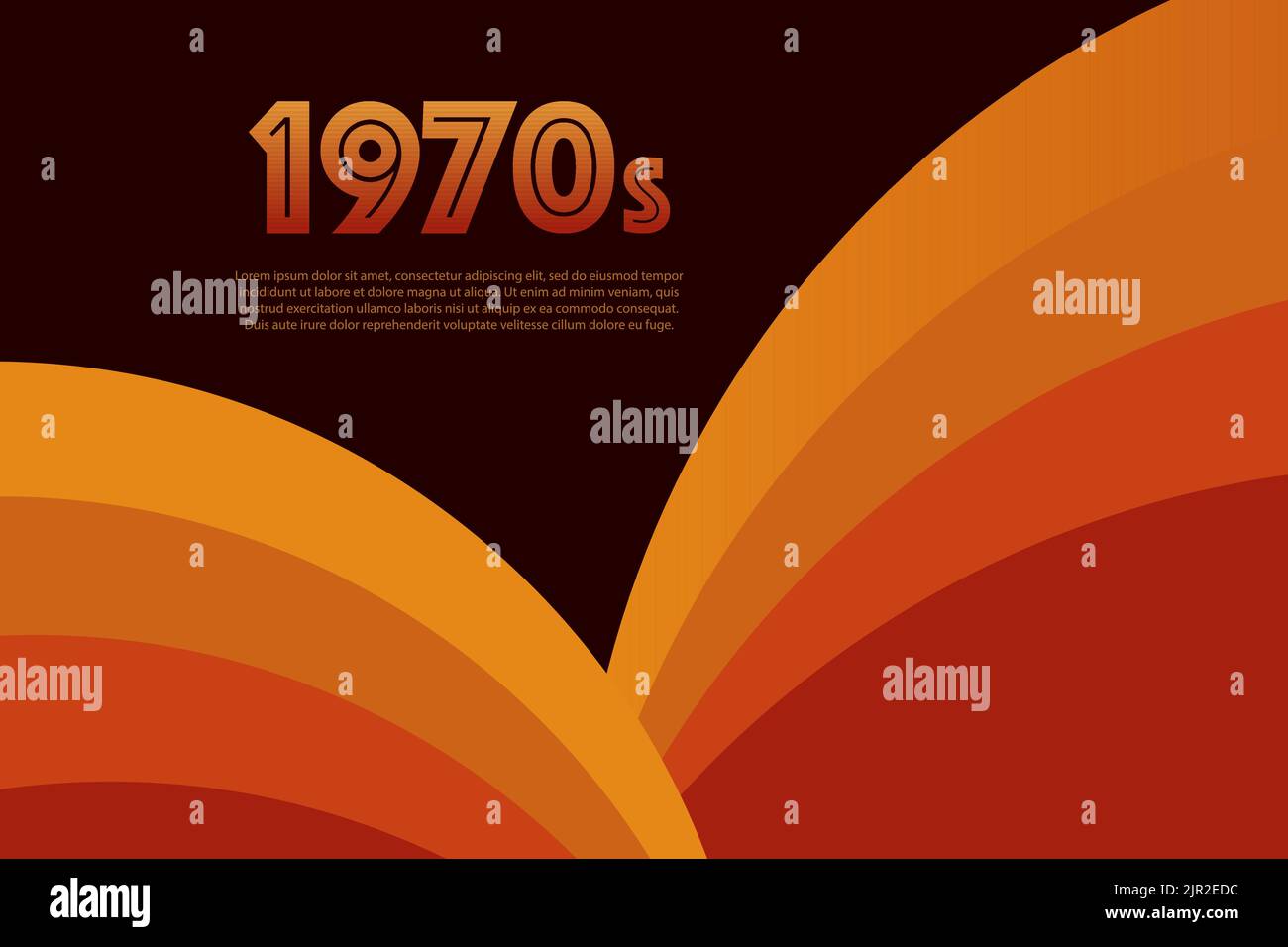 70 s Retro Seamless rainbow stripes. Vector stock illustration Stock ...