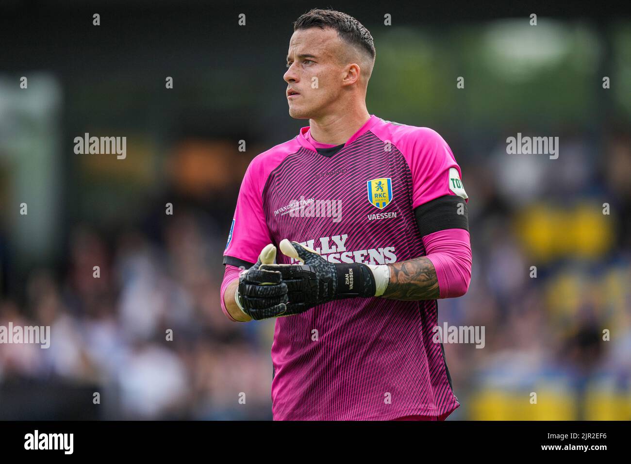 Waalwijk - RKC Waalwijk keeper Etienne Vaessen during the match between ...