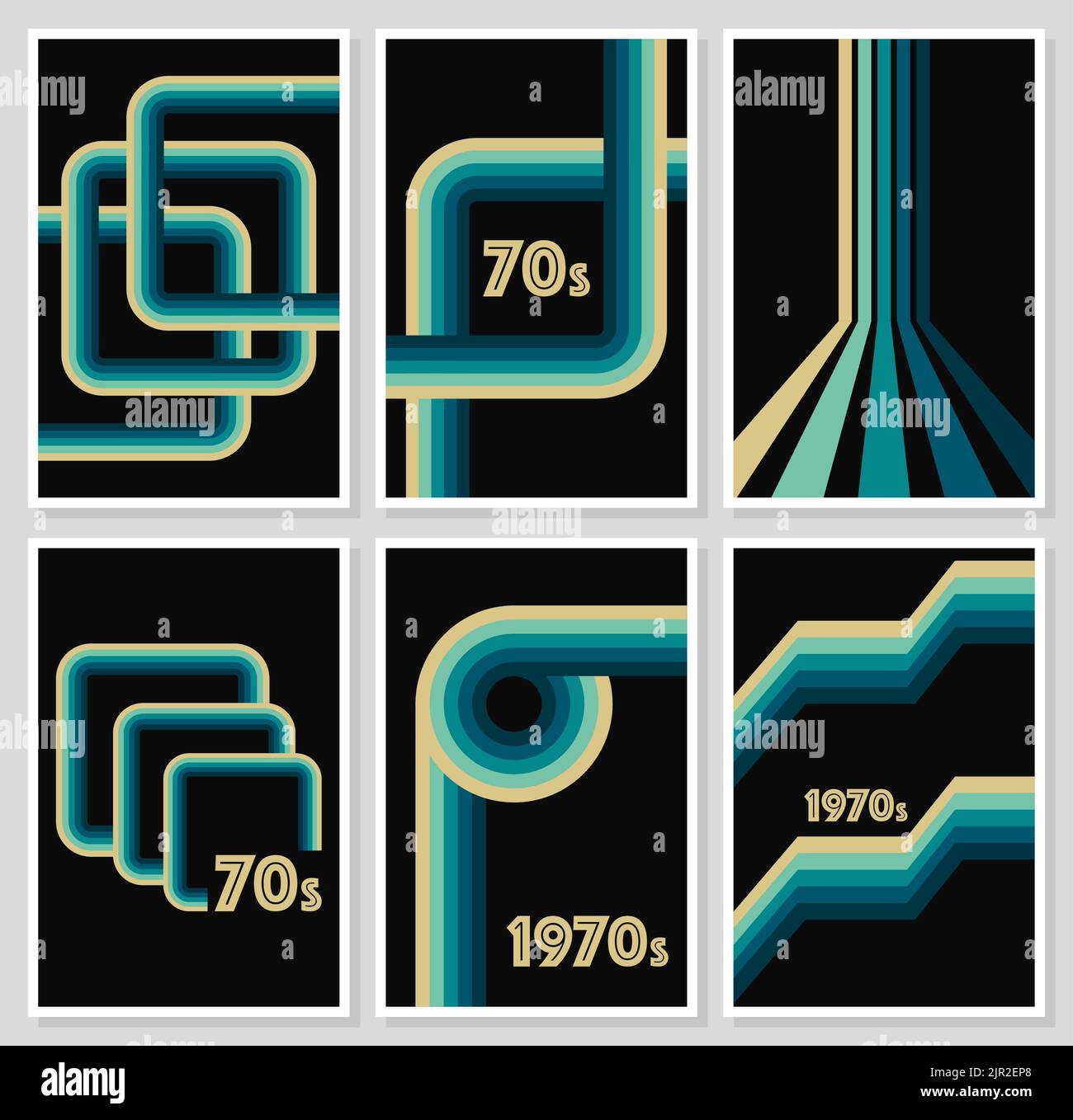 70 s Retro Seamless rainbow stripes. Vector stock illustration Stock ...