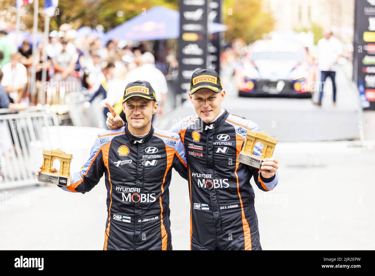 Ypres, Belgium, 21, 2022, TANAK Ott (est), Hyundai Shell Mobis World ...