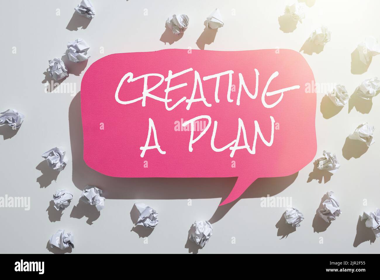 Conceptual display Creating A Plan. Concept meaning Establish steps to ...