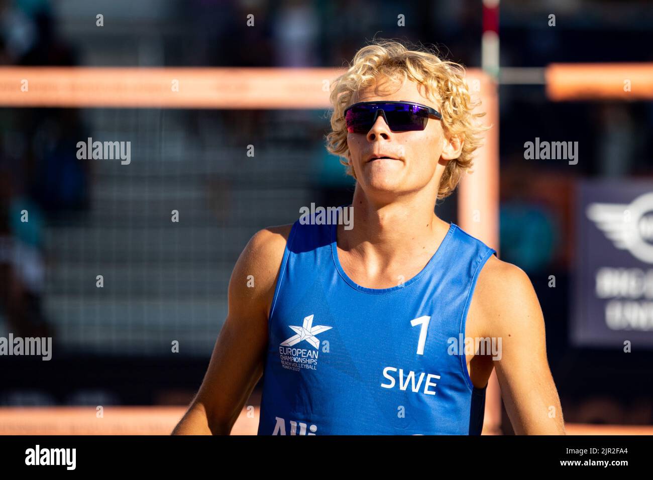 Munich, Germany. 21st Aug, 2022. David Ahman (1 Sweden) during the ...