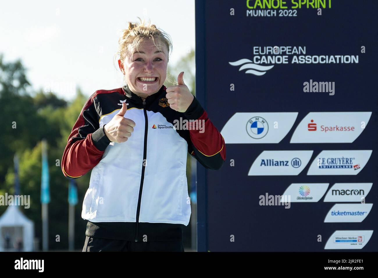Bavaria, Oberschleißheim: 21 August 2022, Canoe: European Championship ...