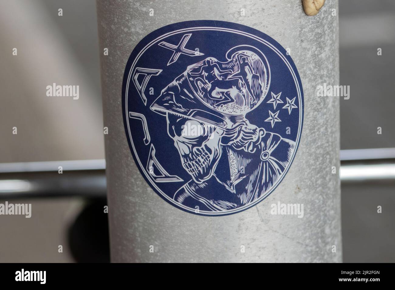 Logo sign billboard red blue hi-res stock photography and images - Alamy