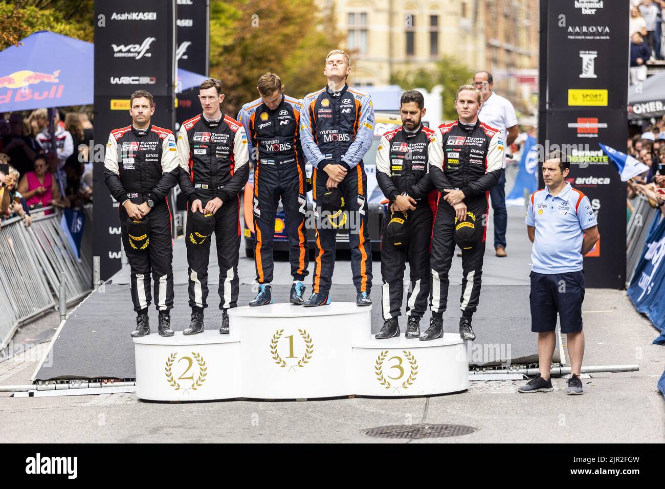 August 21, 2022, Rome, Belgium: TANAK Ott (est), Hyundai Shell Mobis ...