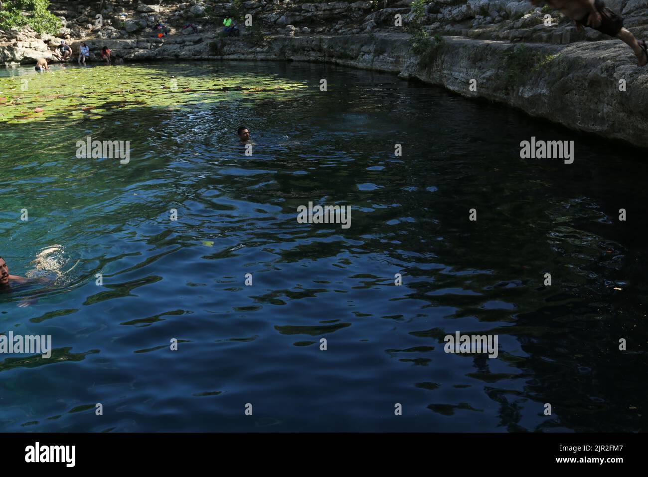 Dzibilchaltun, Mexico, :Cenote Xlacah situated in Dzibilchaltun zona ...