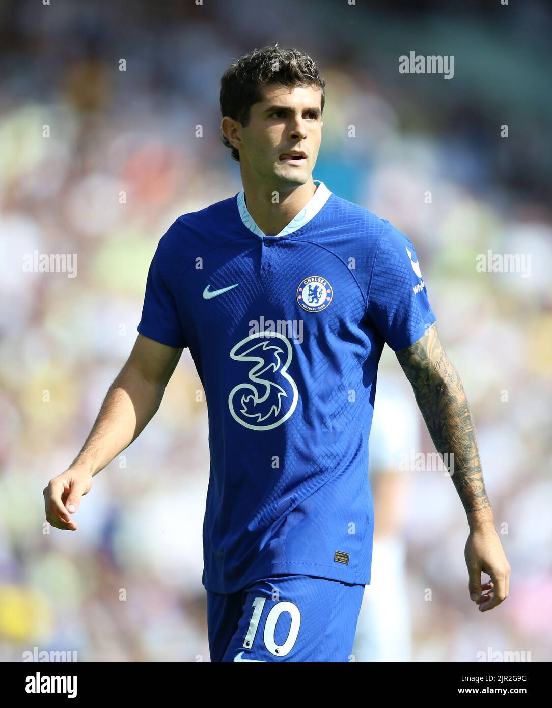 Chelsea's Christian Pulisic during the Premier League match at Elland ...