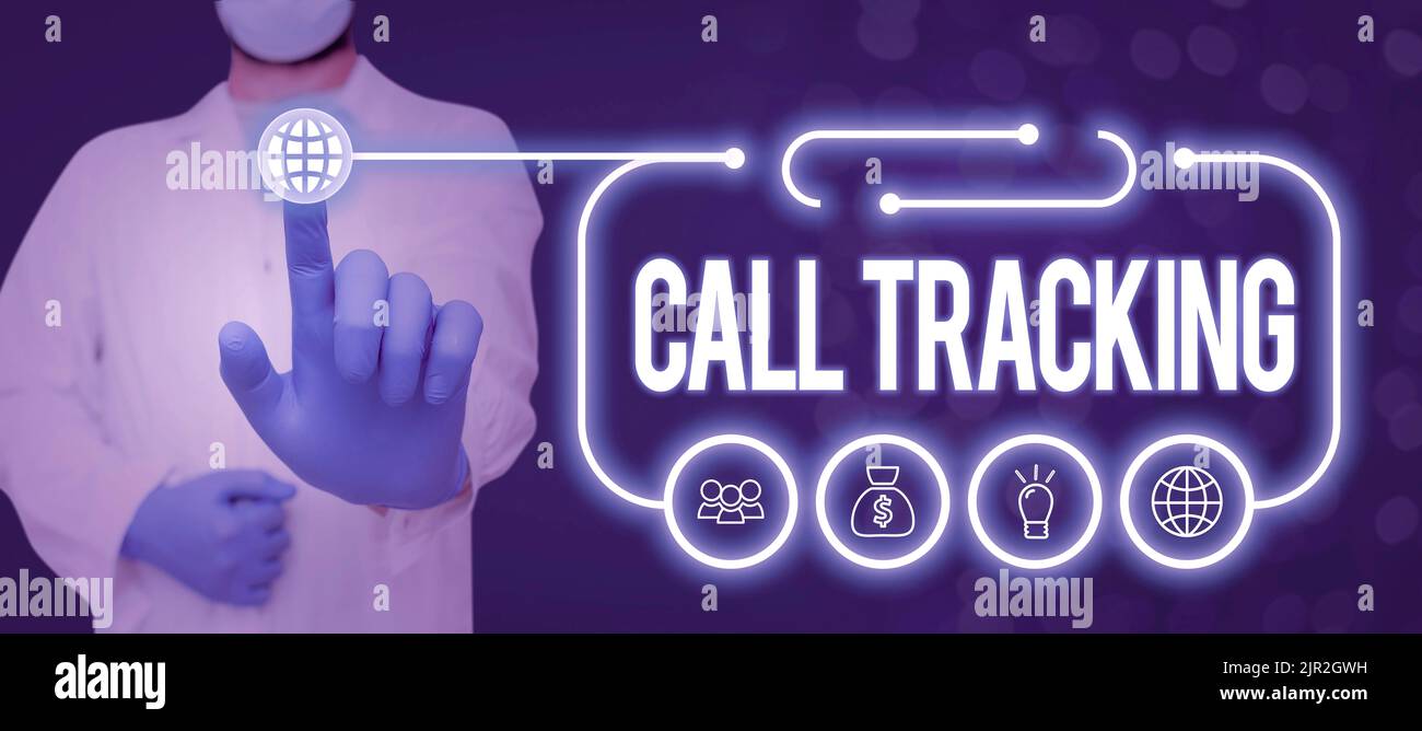 Hand writing sign Call Tracking. Word for Organic search engine Digital ...