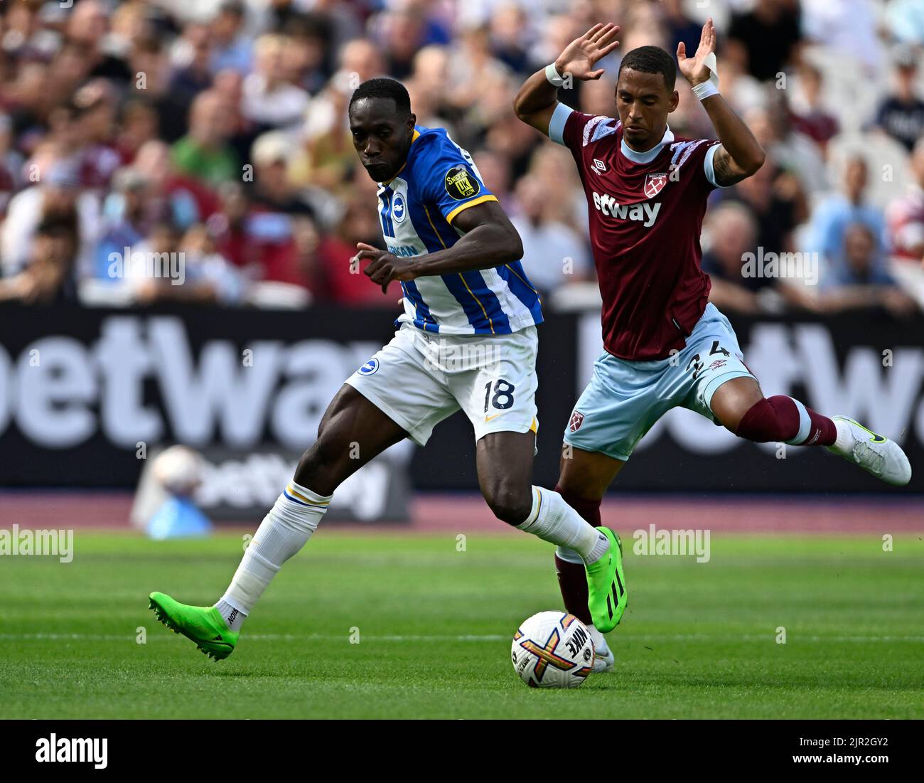 London, UK. 21st Aug, 2022. London UK 21st August 2022Danny Welbeck ...