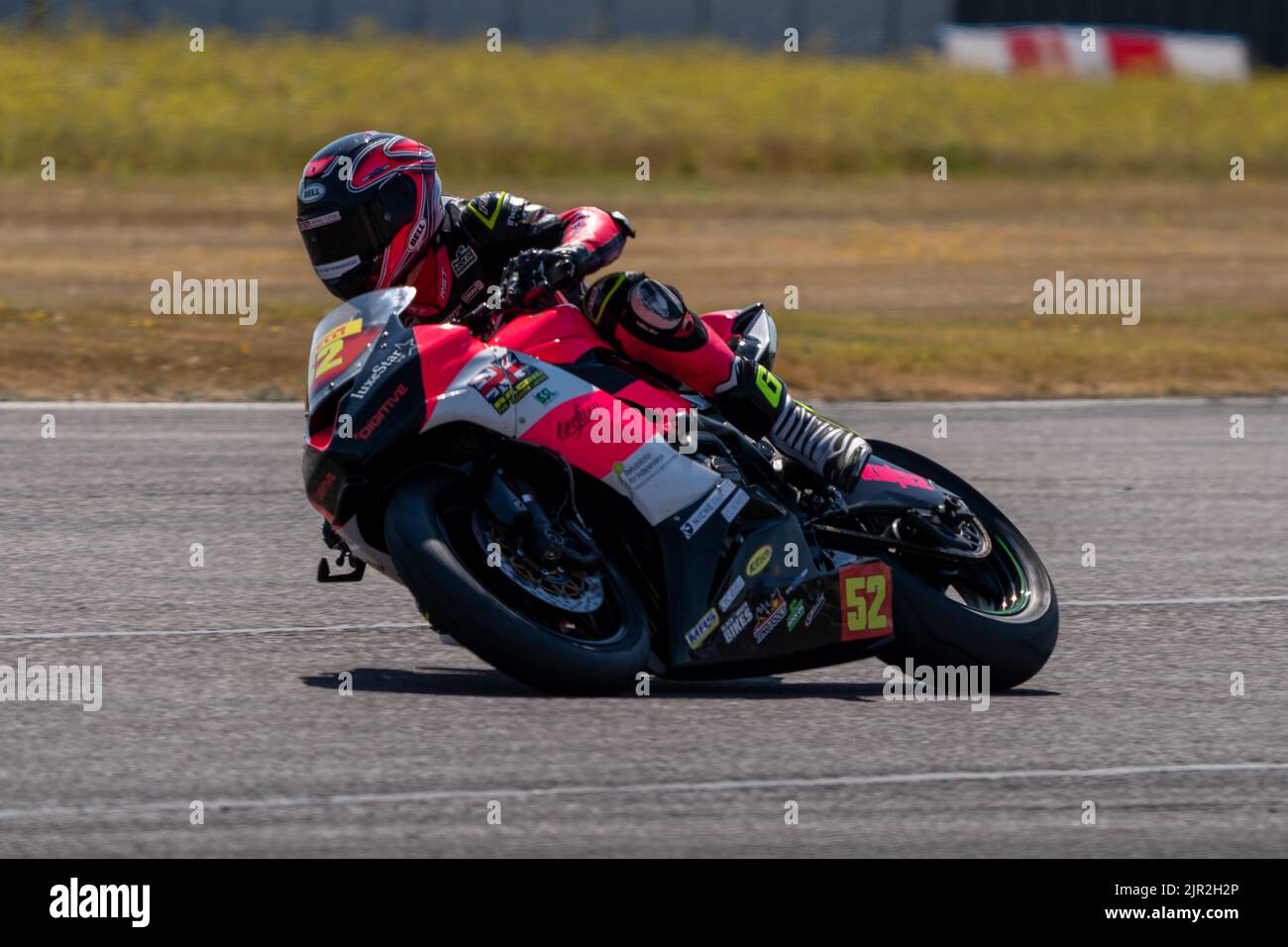 Bike 52 Pirelli Junior Superstock Thruxton 2022 Stock Photo - Alamy