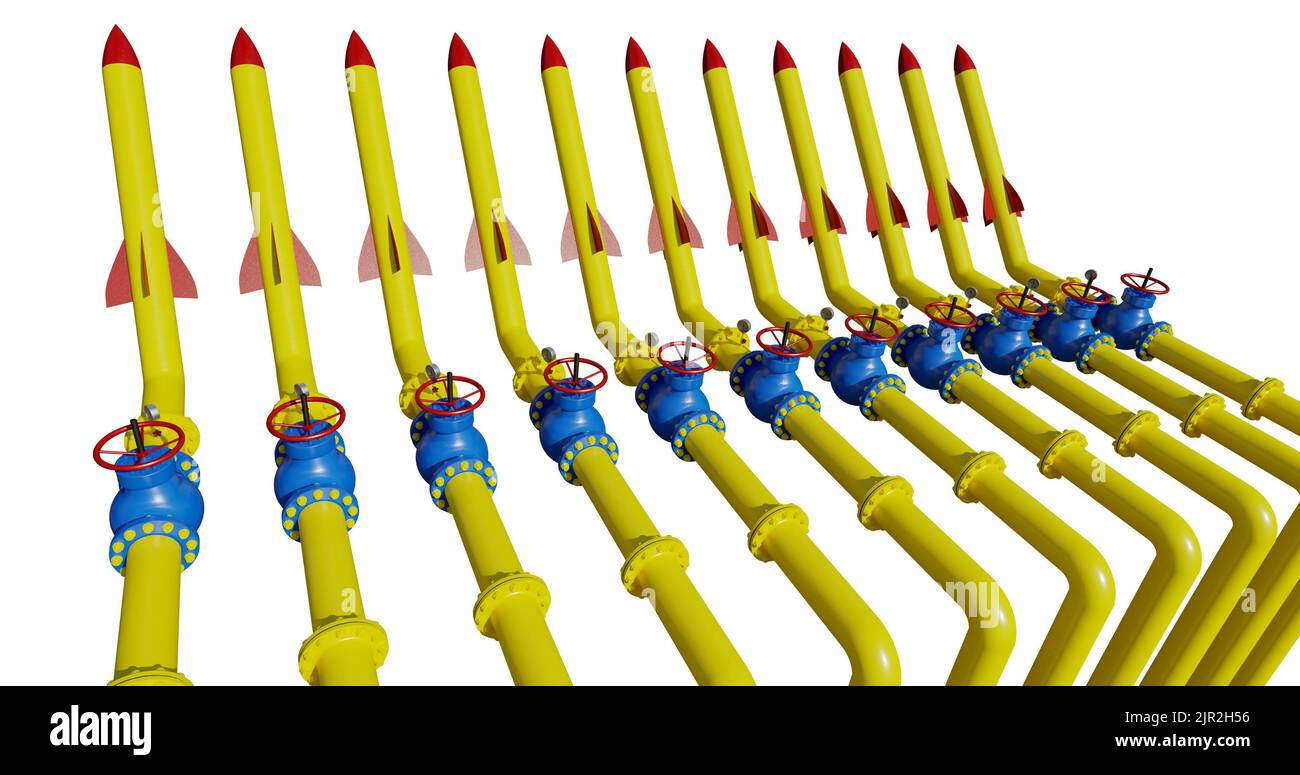 Crisis, gas pipe being turned into weapons, the concept of a threat to ...