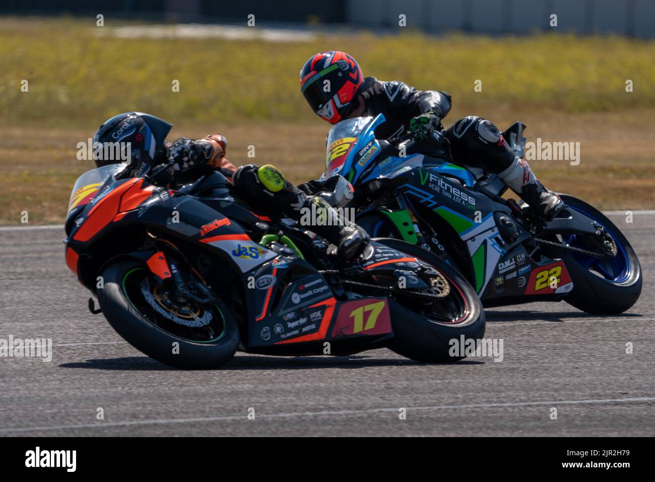 Kier Armstrong #17 And Zak Corderoy Pirelli Junior Superstock Thruxton ...