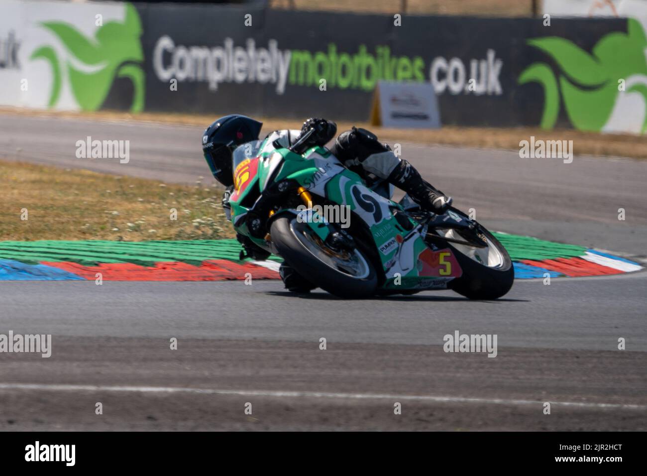 Kevin Keyes #5 G&S Racing Kawasaki Pirelli Junior Superstock Thruxton ...