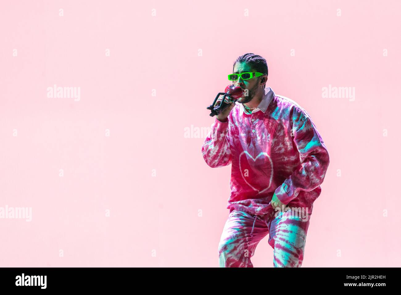 Singer Bad Bunny (Benito Antonio Martínez Ocasio) at Soldier Field on ...