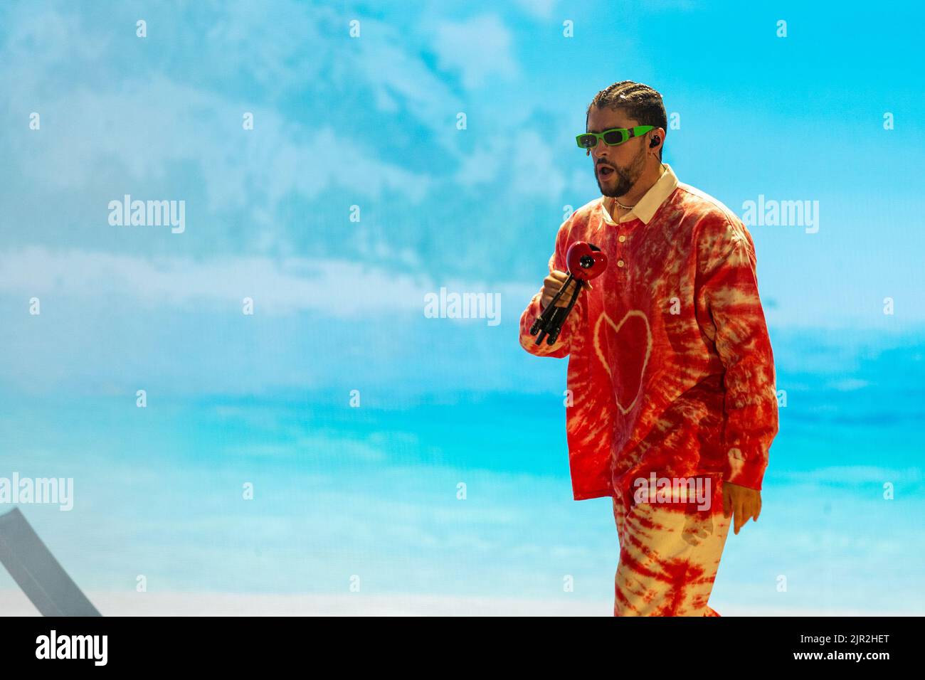 Singer Bad Bunny (Benito Antonio Martínez Ocasio) at Soldier Field on ...