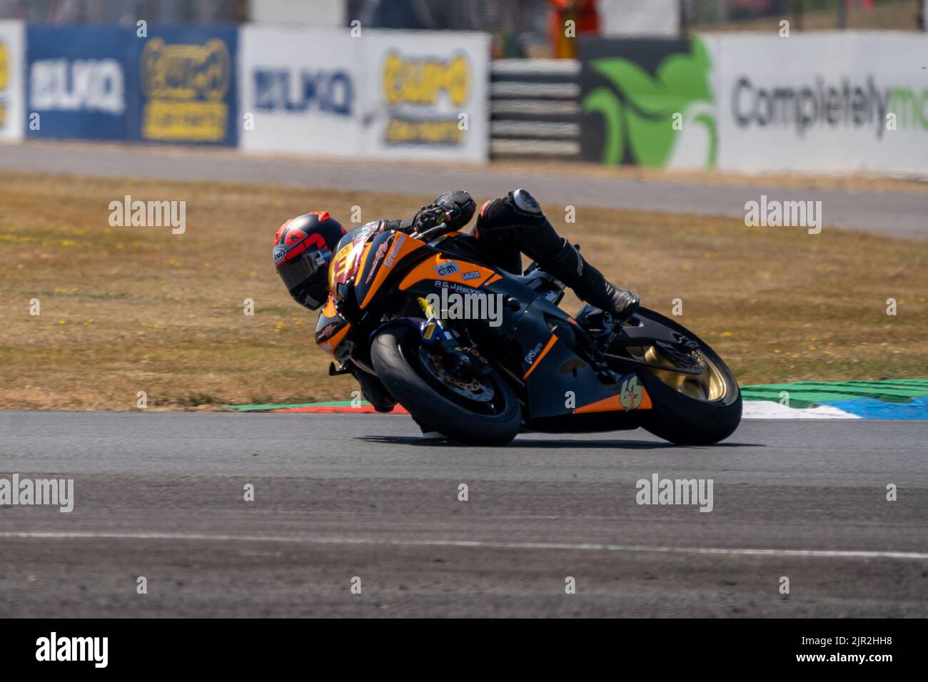Bike 43 Pirelli Junior Superstock Thruxton 2022 Stock Photo - Alamy