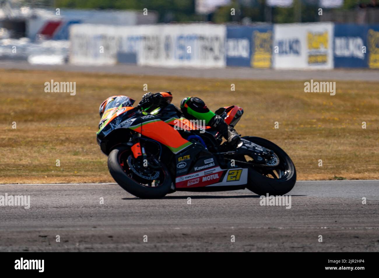 Daniel Brooks #21 R&R Racing Pirelli Junior Superstock Thruxton 2022 ...