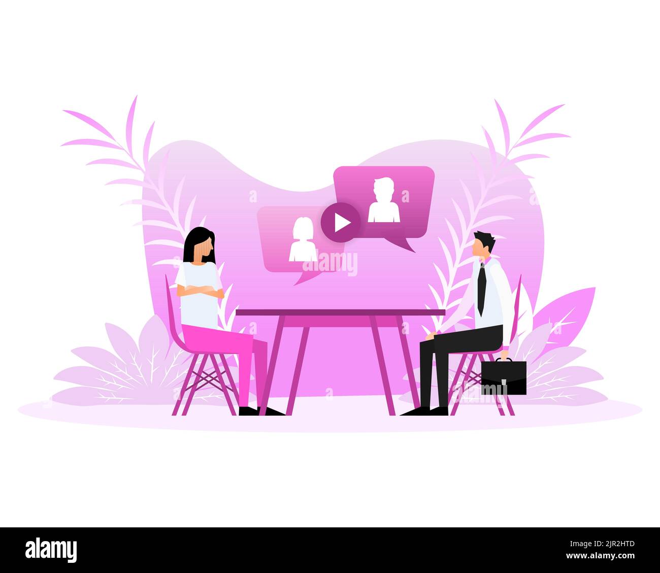 Conference social Stock Vector Images - Alamy