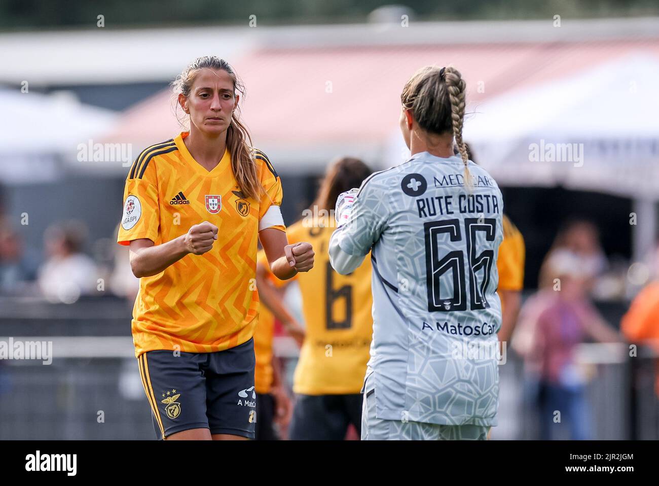 ENSCHEDE, NETHERLANDS - AUGUST 21: Silvia Rebelo of SL Benfica ...