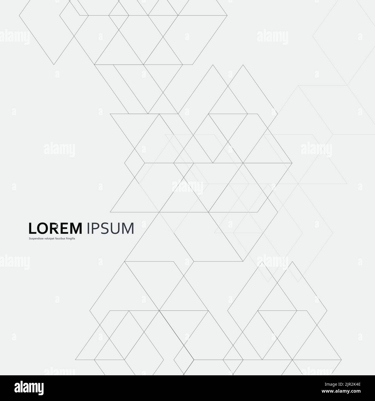 Abstract Black Line Pattern Hexagon Creative Minimalistic Design Stock Vector Image And Art Alamy