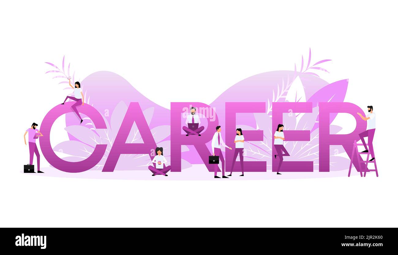 Leader career vector concept Cut Out Stock Images & Pictures - Alamy