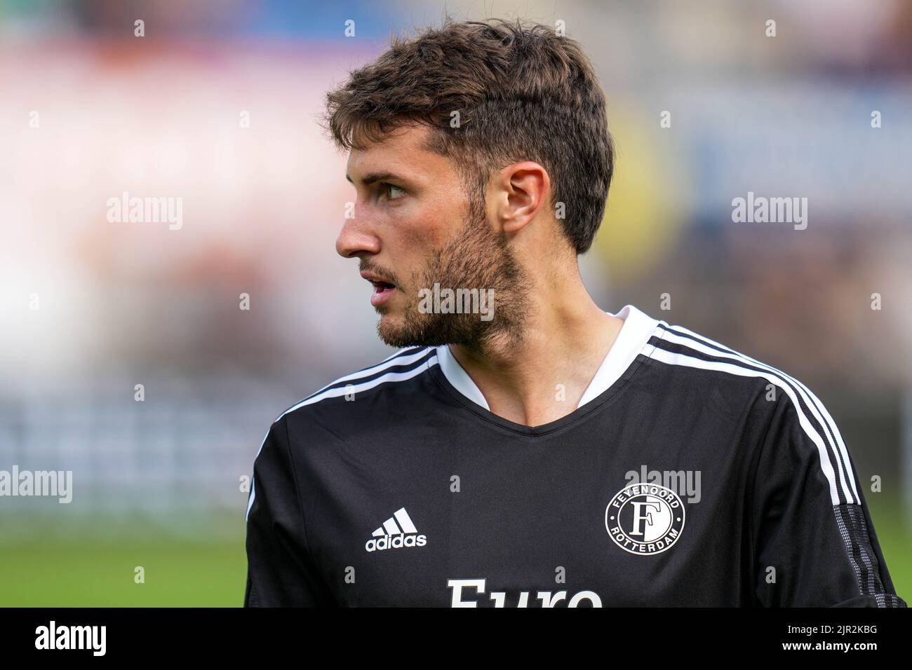 Waalwijk - Santiago Gimenez of Feyenoord during the match between RKC ...