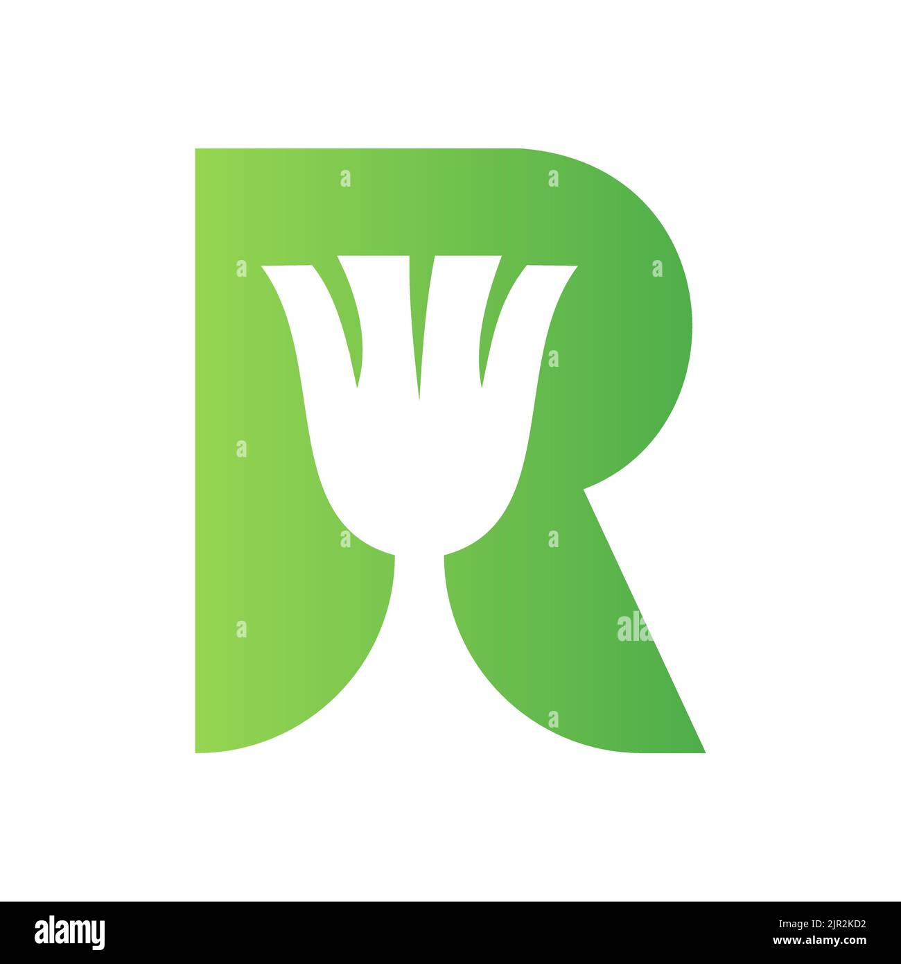 Letter R House Cleaning, Maid Logo Vector Template. Broom Logo Concept ...