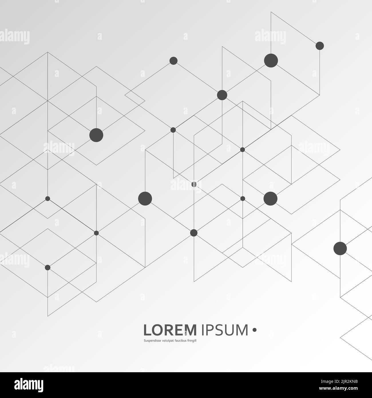 Abstract design for registration scientific works chemistry, biology ...