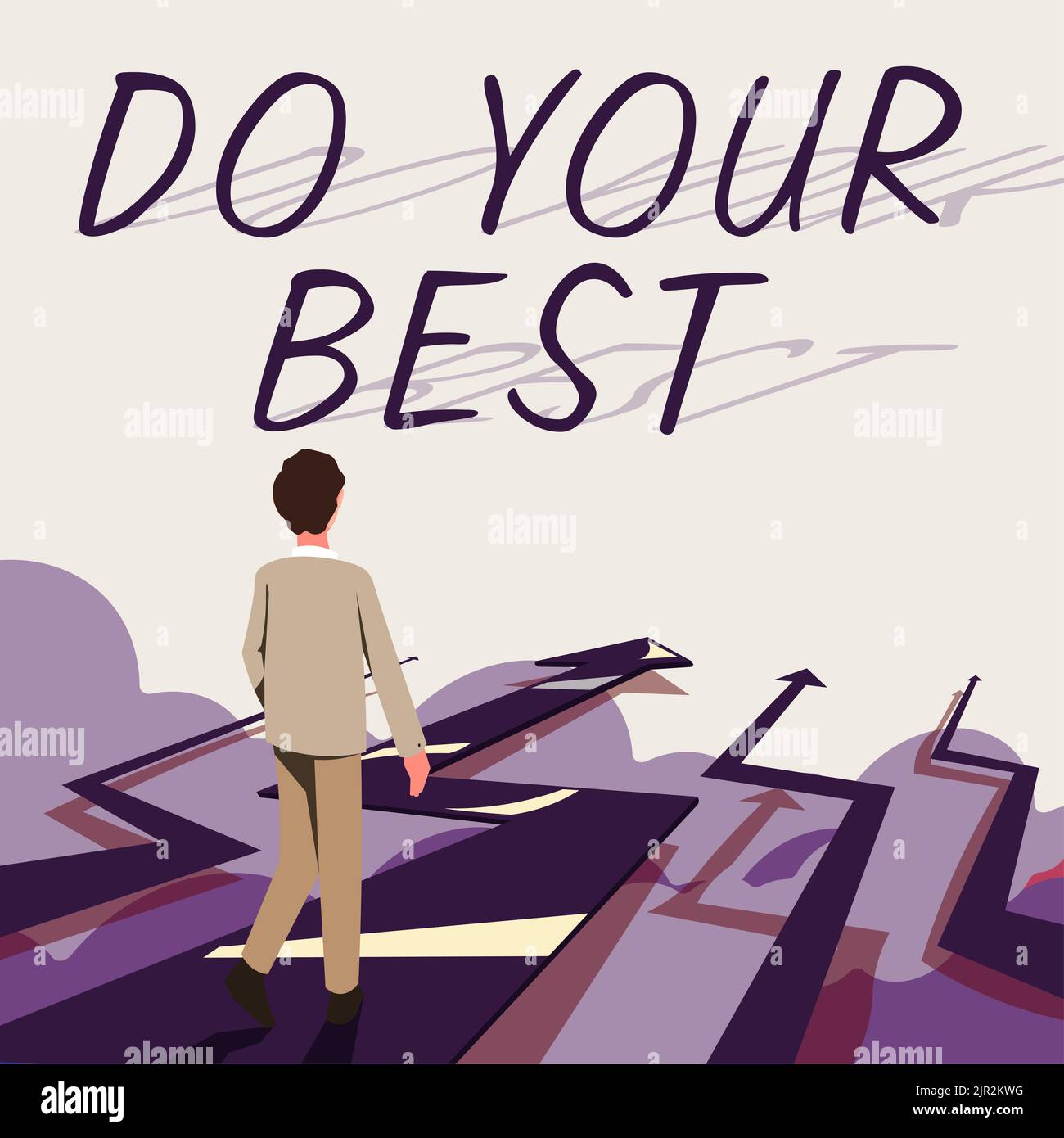 Writing displaying text Do Your Best. Concept meaning Encouragement for ...