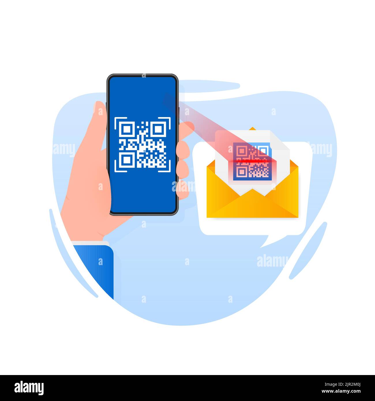 Scan Code Smartphone On White Background Isolated White Background Bar Code Icon Flat People 