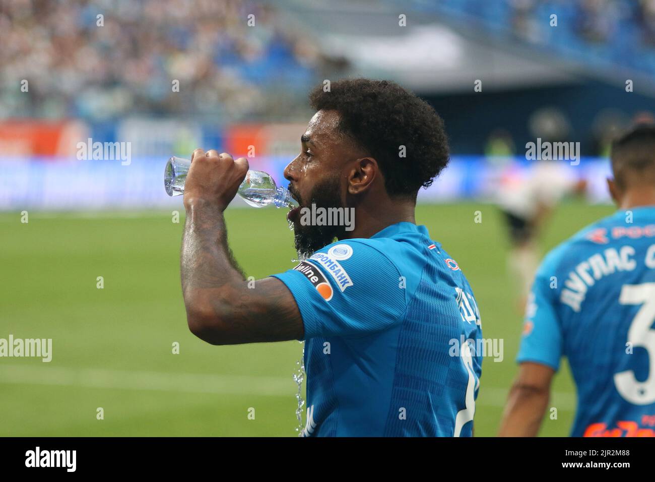 Saint Petersburg, Russia, 21 August 2022: Football. Russian Premier ...