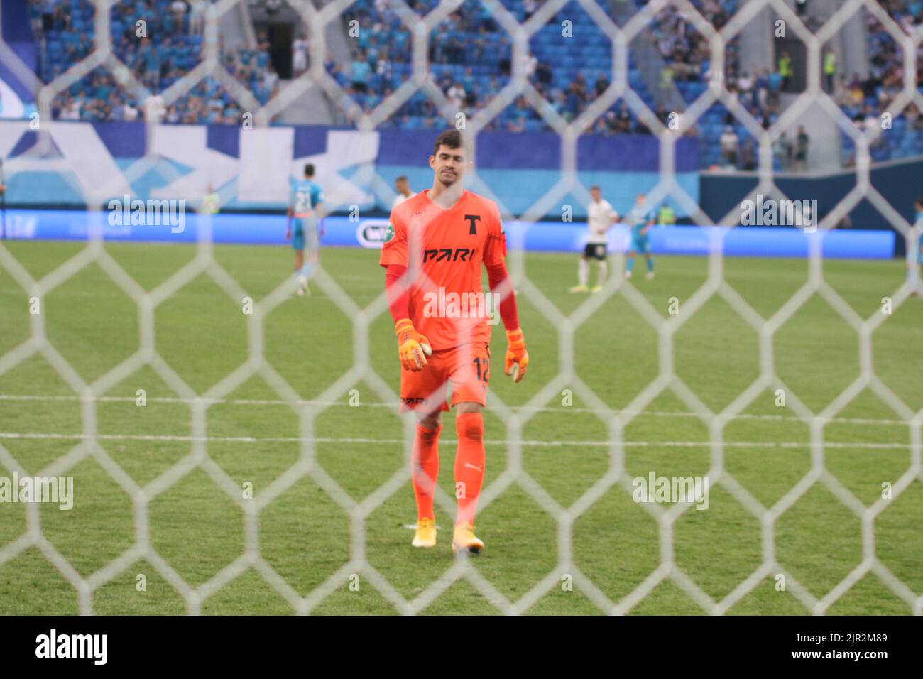 Saint Petersburg, Russia, 21 August 2022: Football. Russian Premier ...
