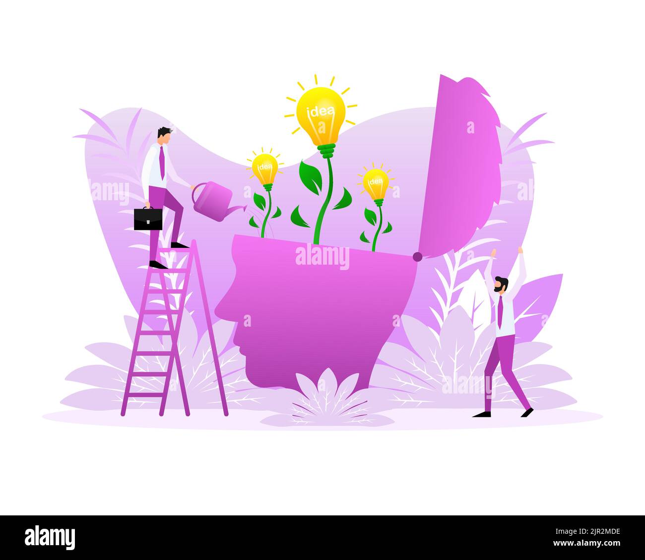 Business idea, idea creative, finding solution. Vector illustration ... Business idea, idea creative, finding solution. Vector illustration ...