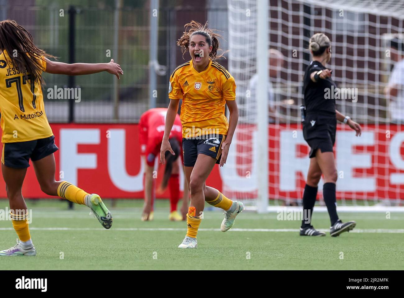 ENSCHEDE, NETHERLANDS - AUGUST 21: Kika Nazareth of SL Benfica ...
