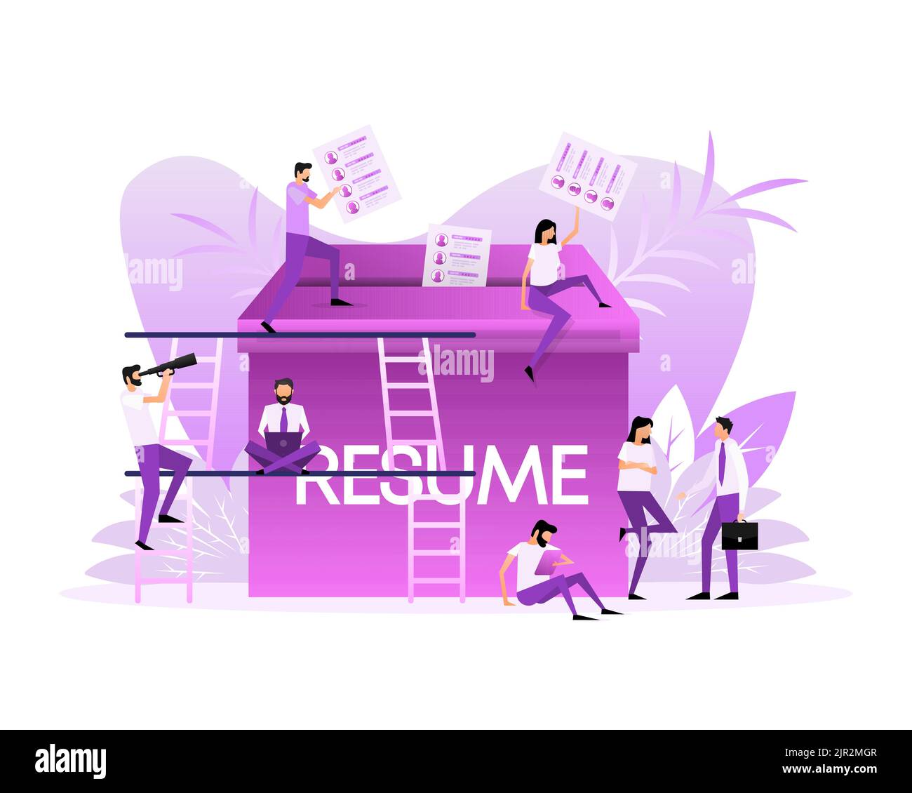 Business checklist office people Stock Vector Images - Alamy