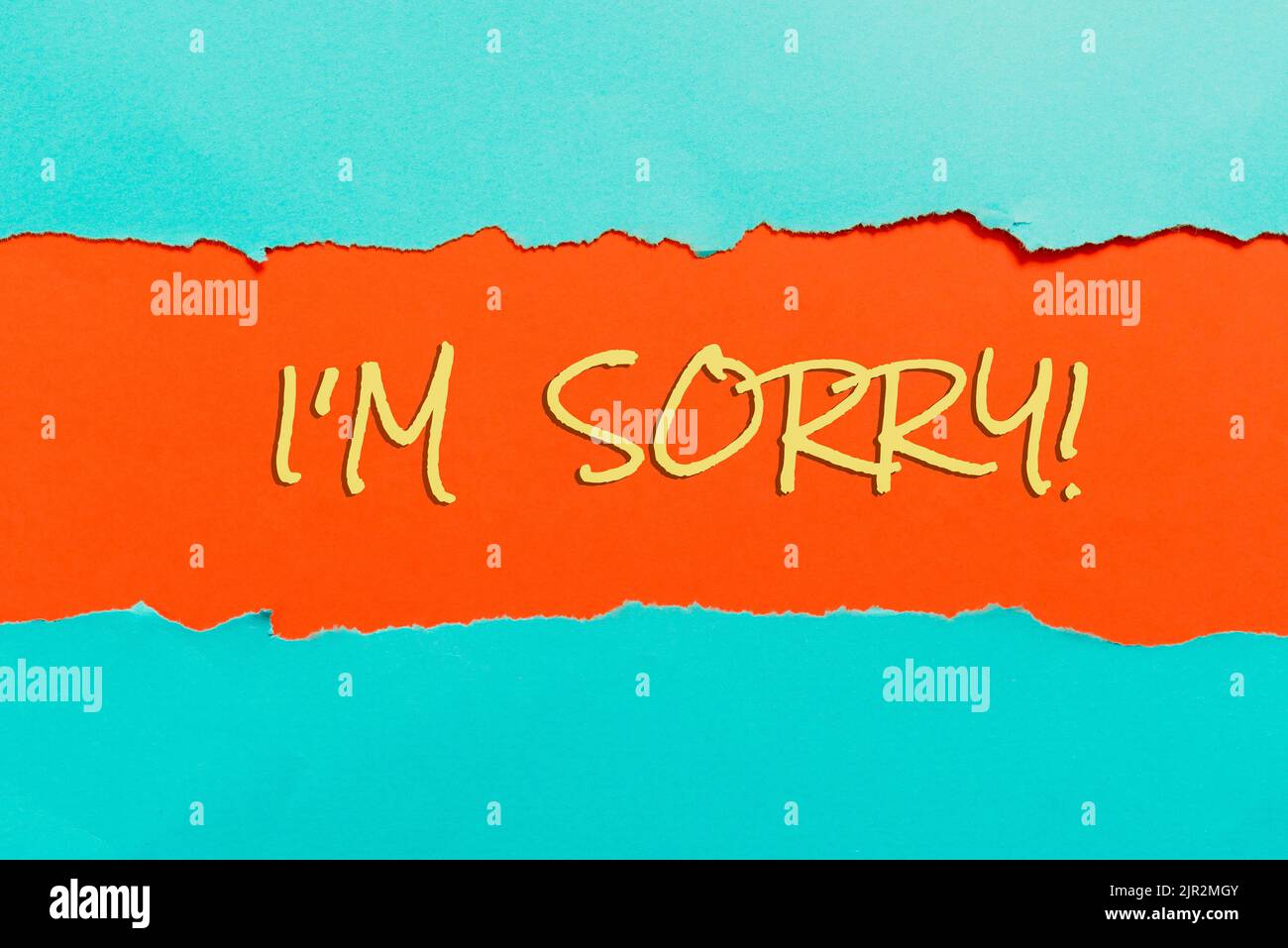 Conceptual caption I Am Sorry. Business showcase Toask for forgiveness ...