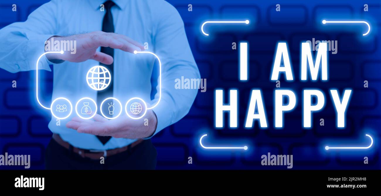 Conceptual caption I Am Happy. Concept meaning To have a fulfilled life ...