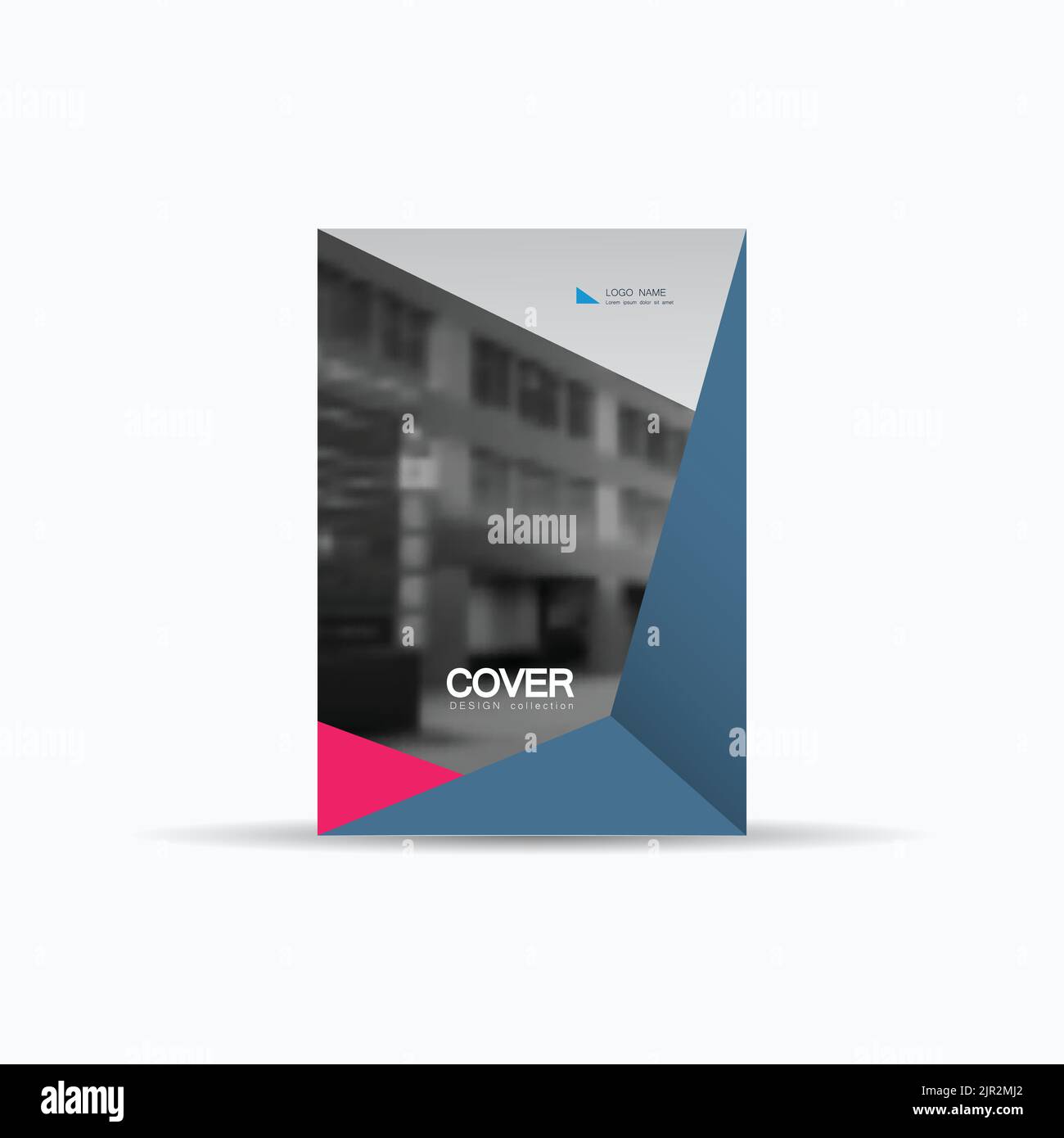 Brochure City Design Template. Vector Cover booklet, portfolio, report ...