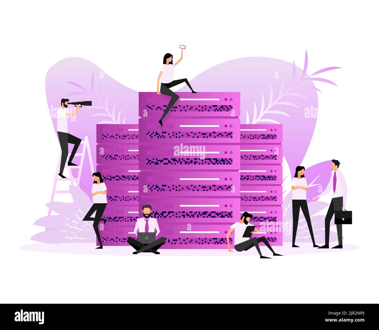 Data system administrator Stock Vector Images - Alamy