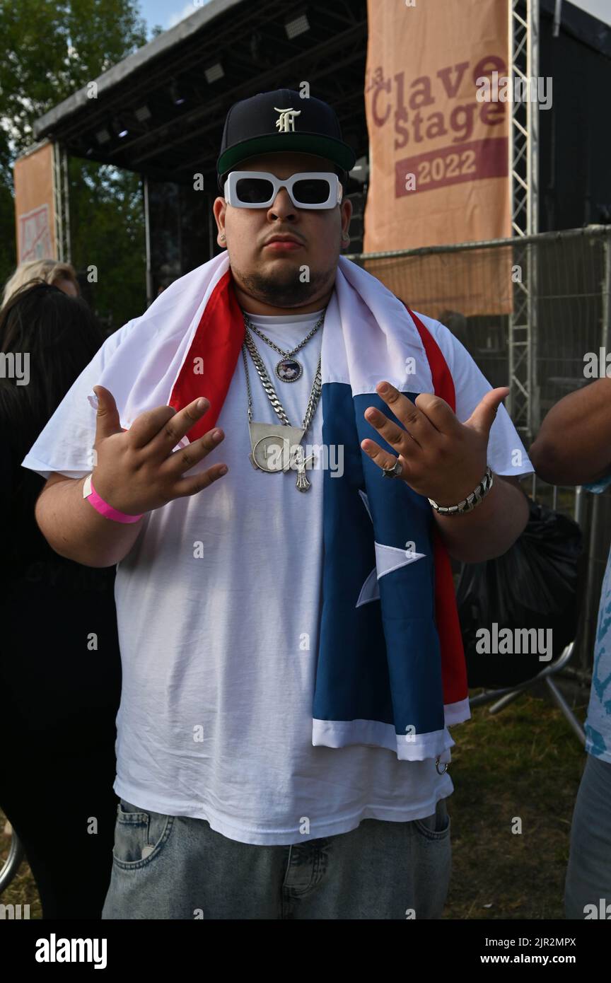 London, UK. 21 August 2022. JDogg CL attended the Day 2 - LatinoLife in ...