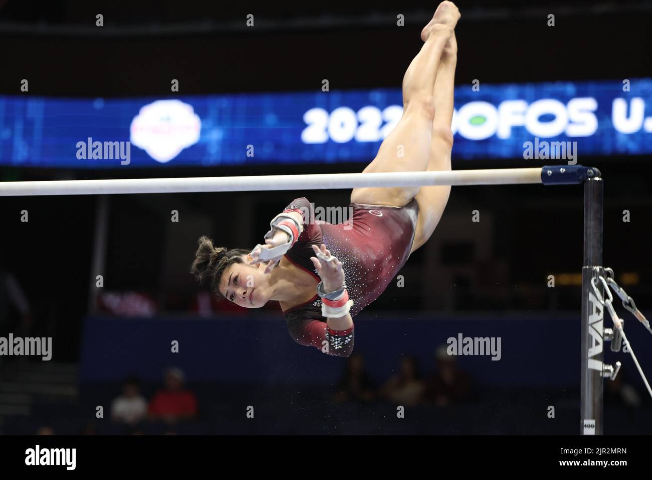 August 19, 2022: Kayla DiCello (Hill's Gymnastics) during the senior ...