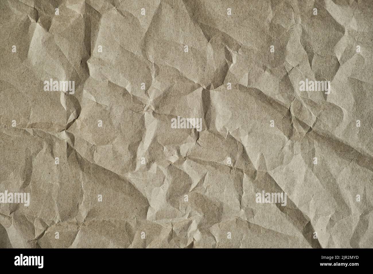 Crumpled craft paper texture texture. Abstract background for design ...