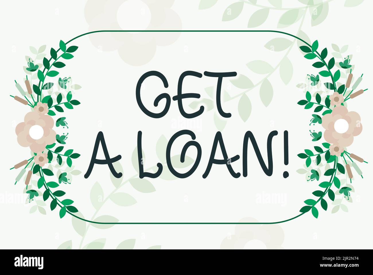 Hand writing sign Get A Loan. Conceptual photo mount of money that is ...