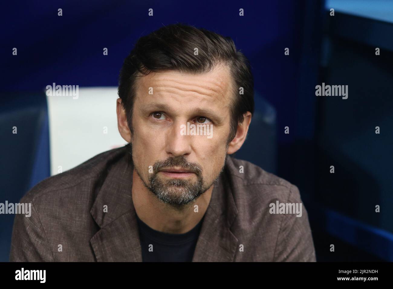 Saint Petersburg, Russia, 21 August 2022: Football. Russian Premier ...