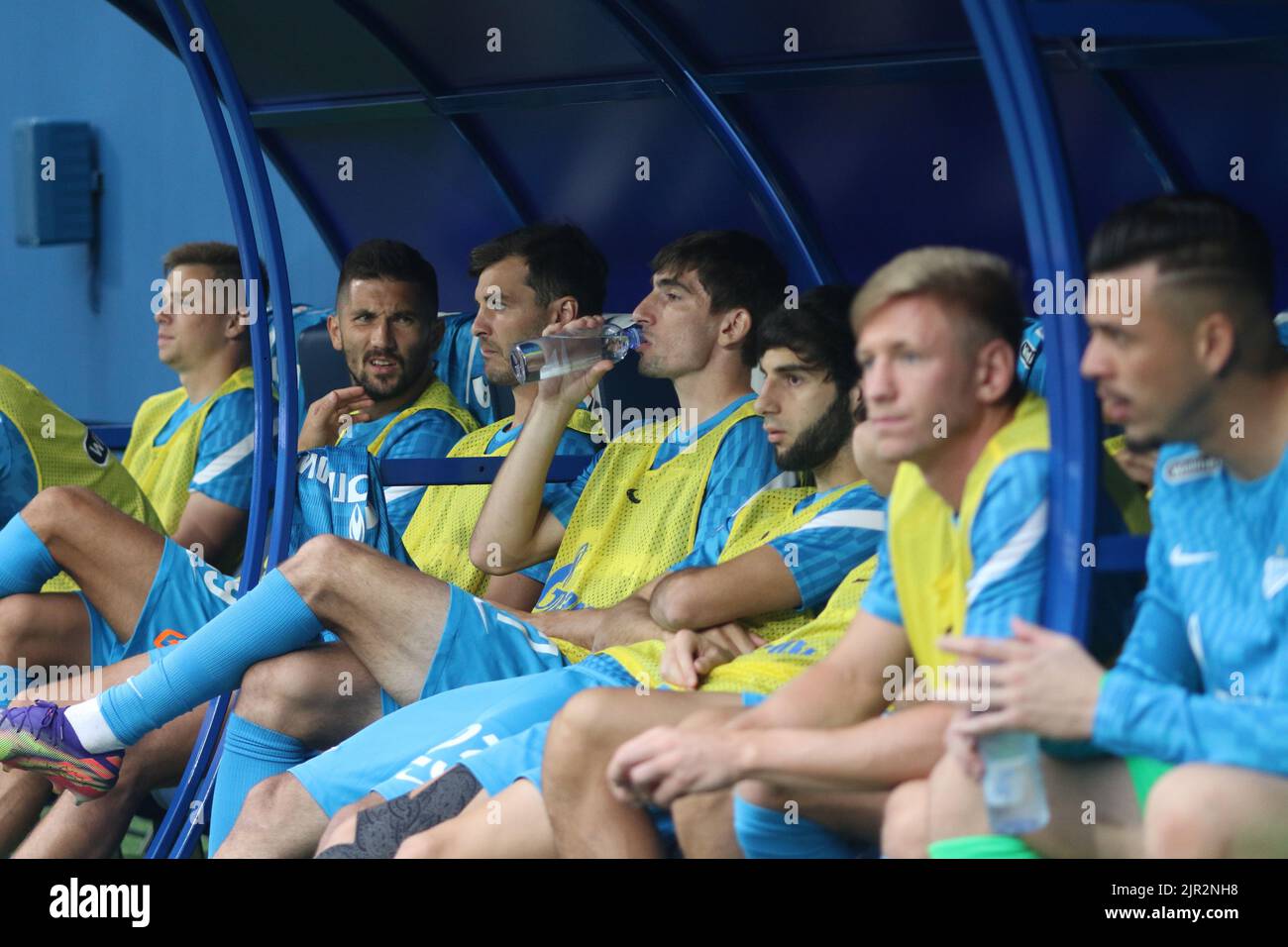 Saint Petersburg, Russia, 21 August 2022: Football. Russian Premier ...