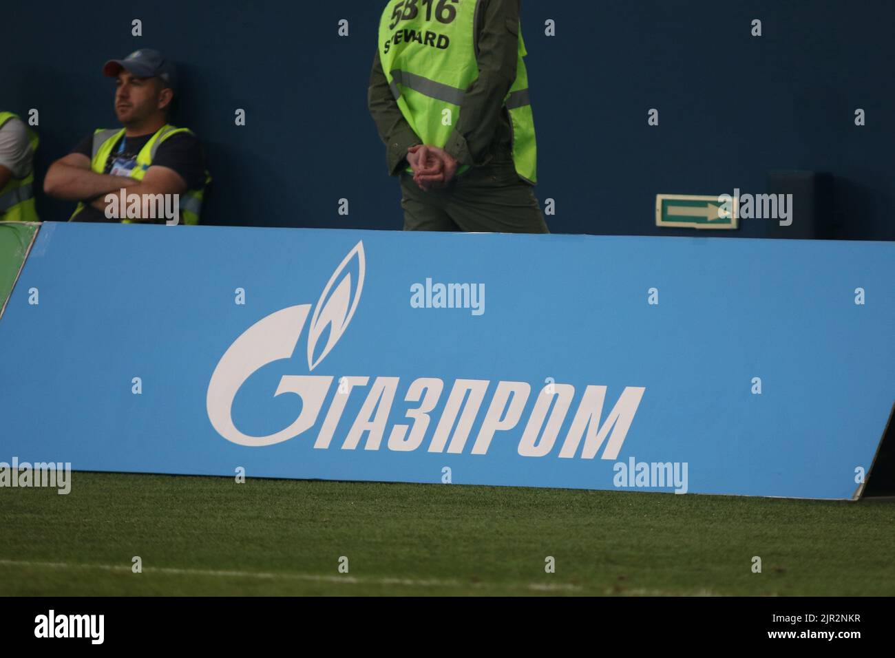 Saint Petersburg, Russia, 21 August 2022: Football. Russian Premier ...